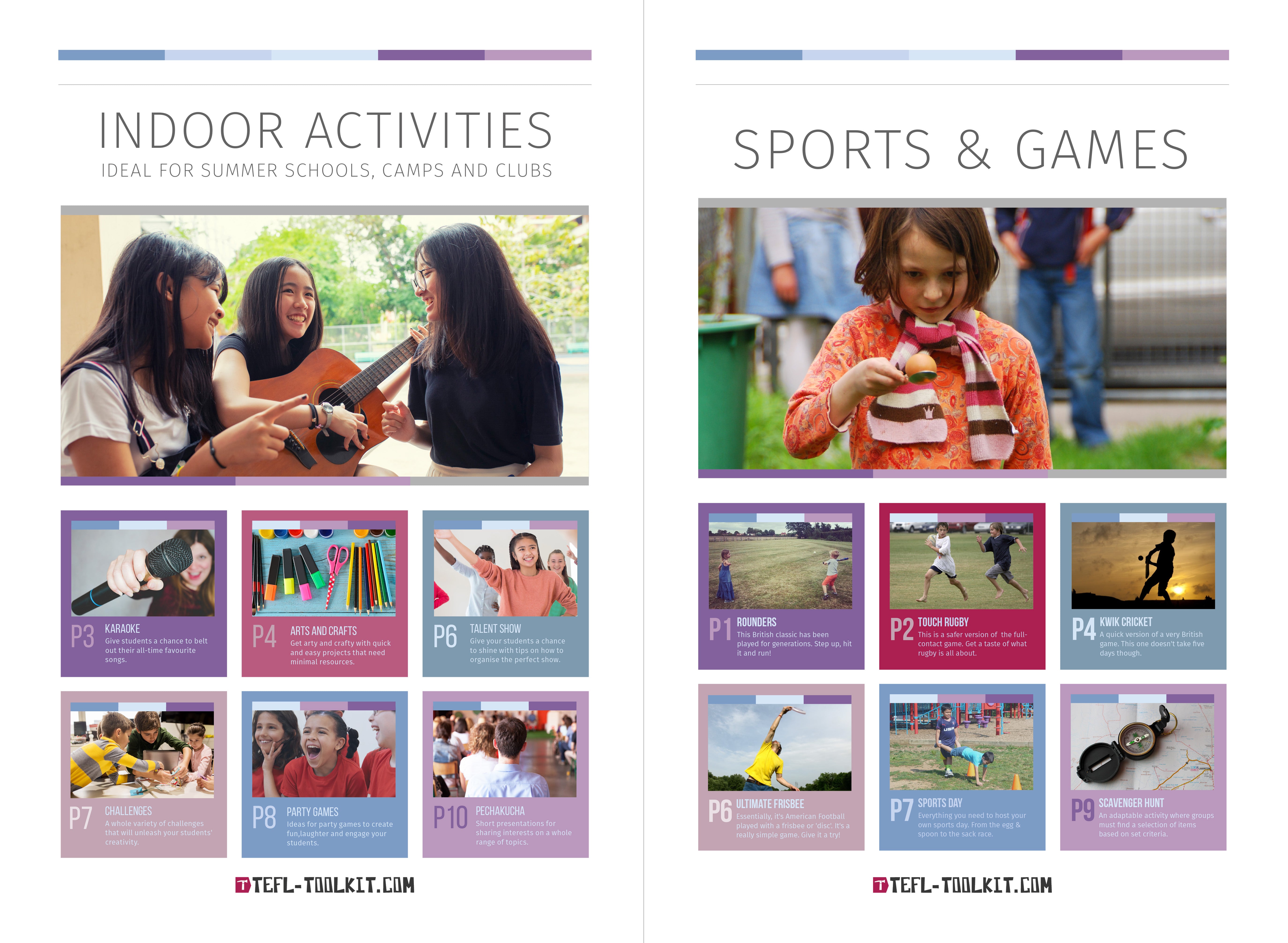 Summer School Activity Booklets | TEFL Activities – TEFL-Toolkit.com