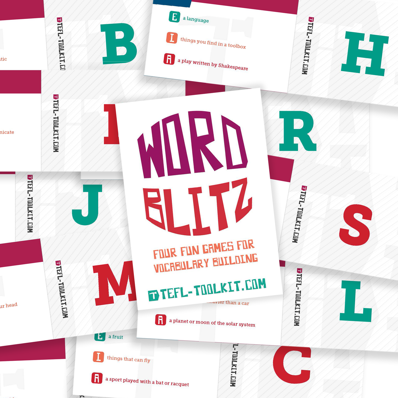 TEFL Word Blitz Game | Vocabulary Building | TEFL Toolkit – EiA Shop